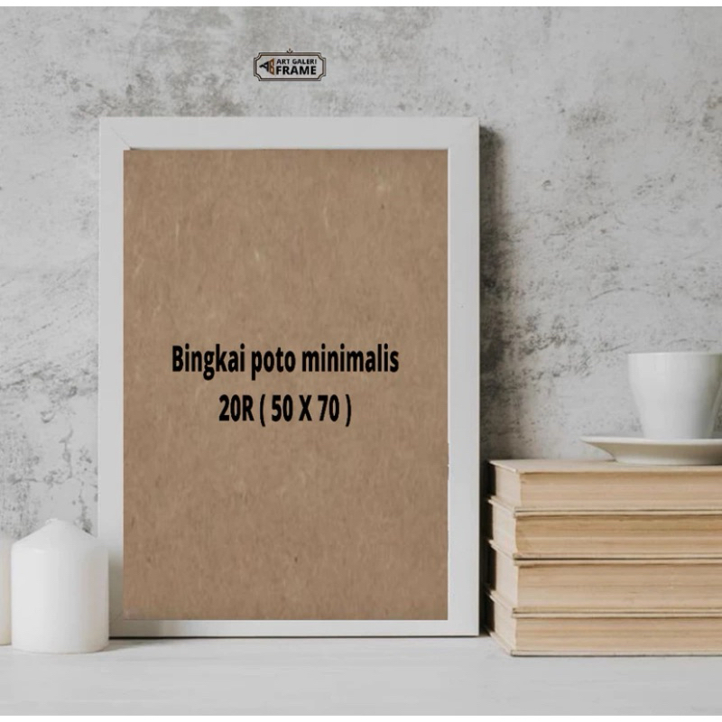 Minimalist Photo Frame 20R (50x70) + Mica Plastic WITHOUT GLASS ...