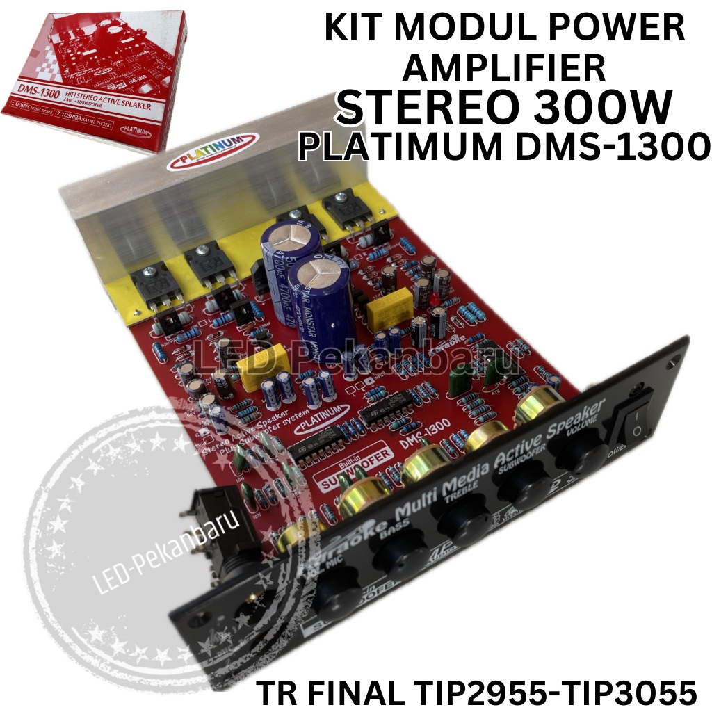 Audio KIT POWER AMPLIFIER ACTIVE SPEAKER 300W STEREO AMPLI ASSEMBLY ...