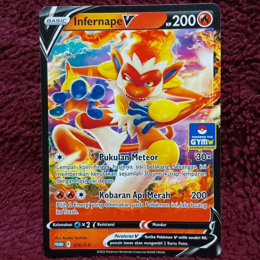 Infernape V Gym 276/SP - Pokemon TCG Indonesia | Shopee Malaysia