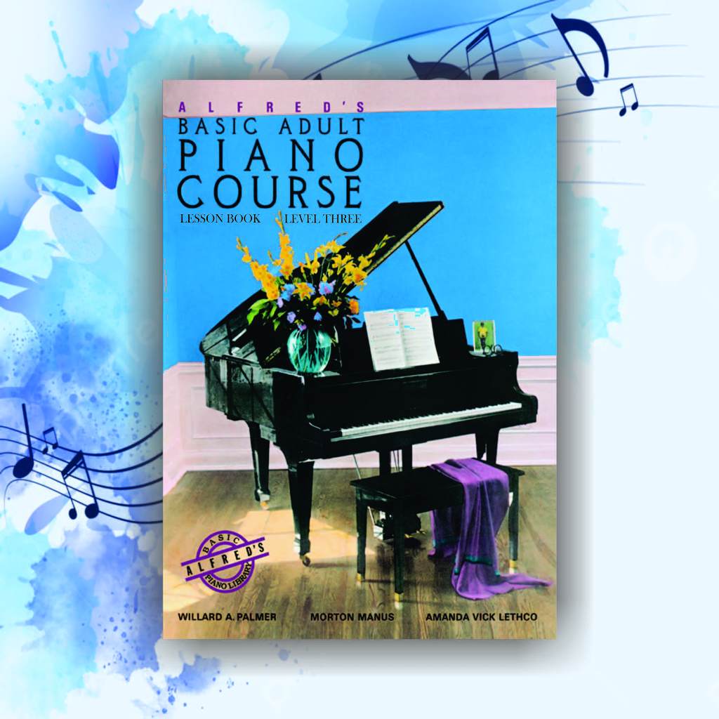 Alfreds basic adult piano course lesson book level 3 | Shopee Malaysia