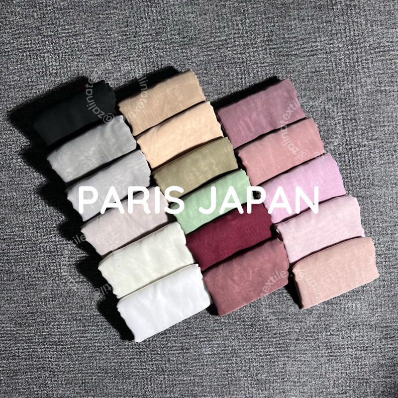 Original PREMIUM PARIS JAPAN RECTANGULAR HIJAB | Paris JAPAN QUARTER ...