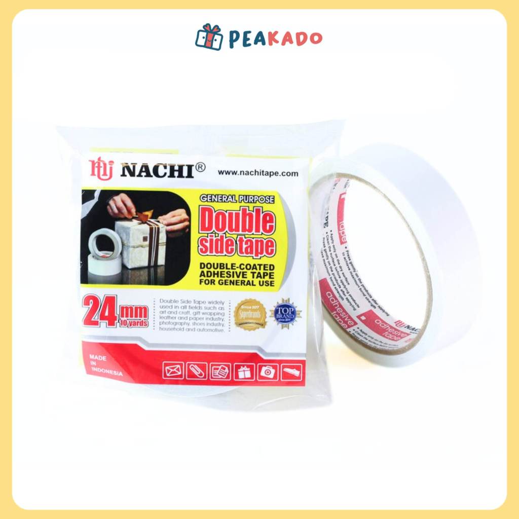 Double Tape Nachi Insulation Paper Duct Tape 24 mm 1 Inch per Roll ...