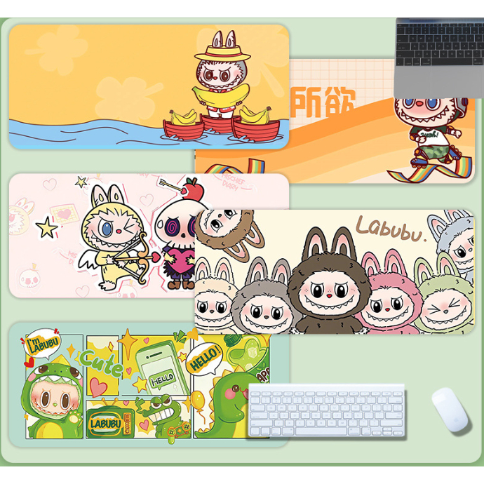 Ready PREMIUM MOUSE PAD 800*300*3mm SUPER THICK LABUBU LISA BLACKPINK ...