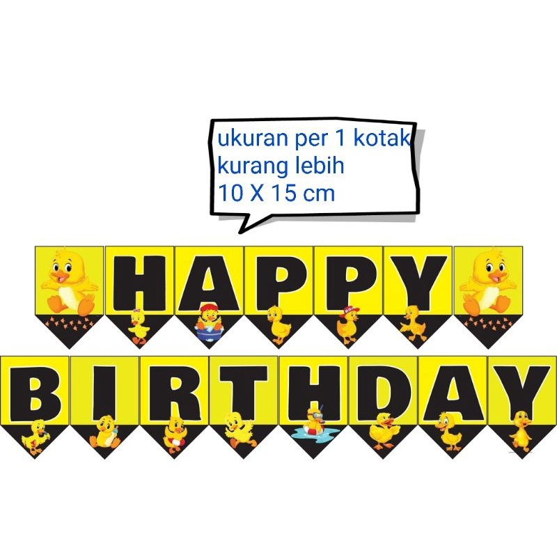 Duck banner / banner flag bunting flag garland flag birthday flag with ...