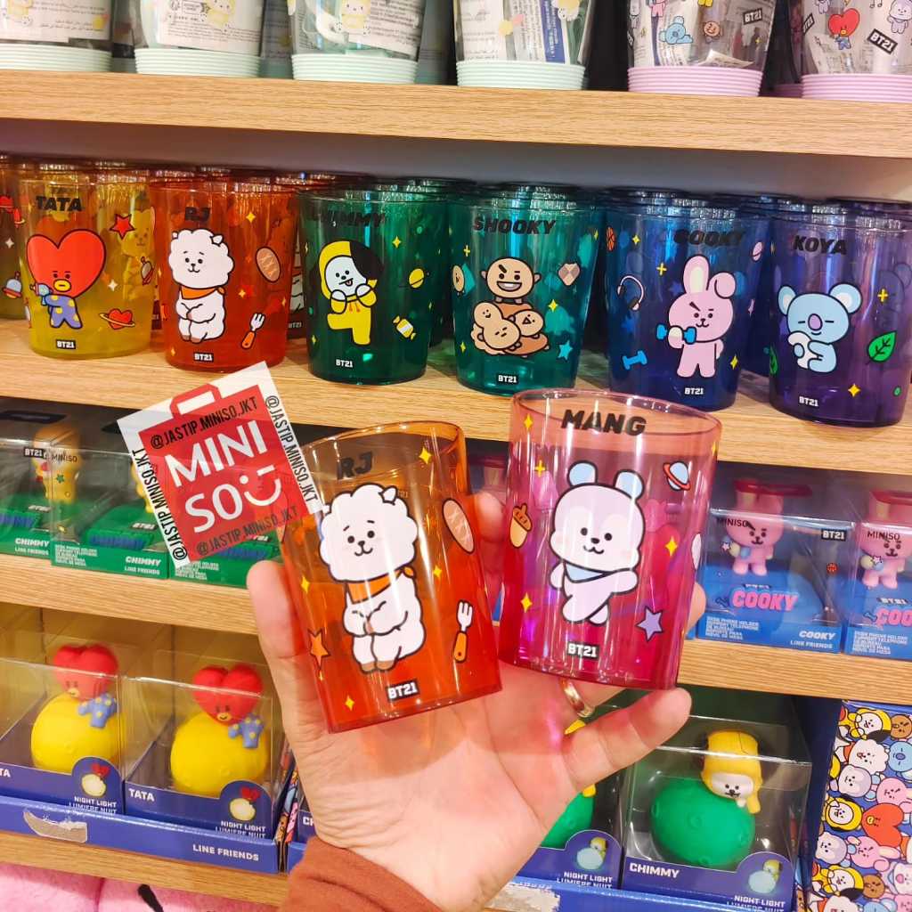 Miniso x BT21 Plastic Cup BT21 Collection | Shopee Malaysia