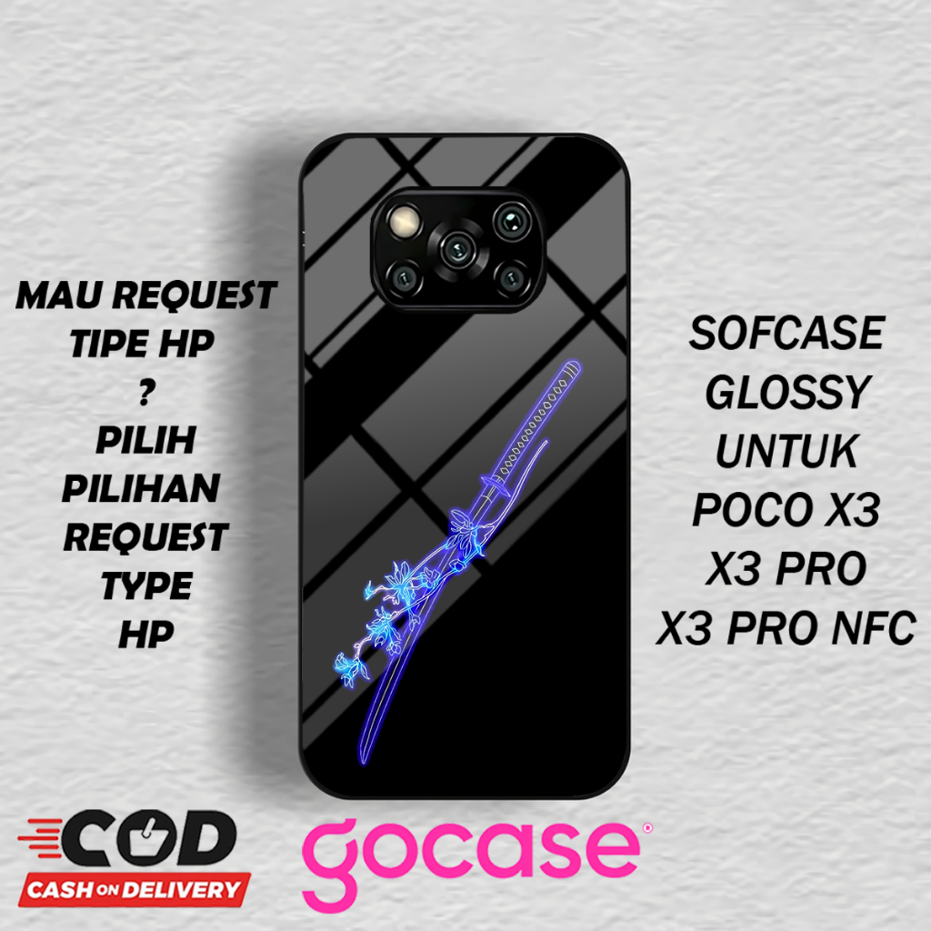 HP Go Case (GC 16) Glossy Sofcase for POCO X3 pro l M4 pro l X3 l ...