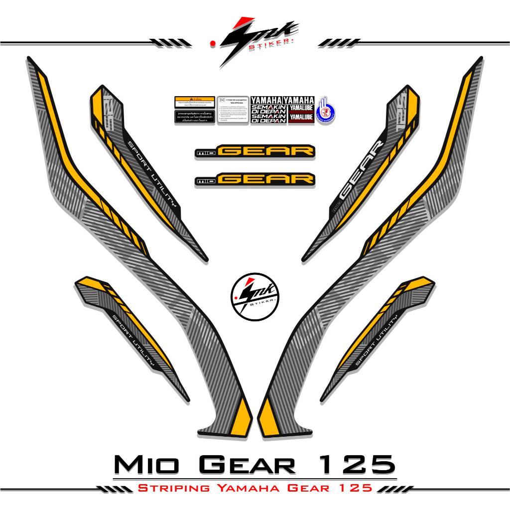 Striping Mio Gear 125 Motif 13 Sticker Gear 125 Sticker Yamaha Gear ...