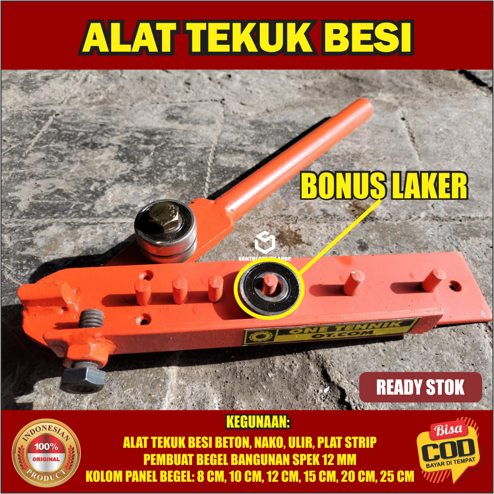 (NEWEST) Iron BENDING TOOL Chicken Claw Begel Iron Bender Spec 4 - 12 ...