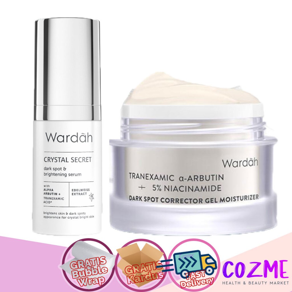 [2PCS] Wardah Brightening Package || Tranexamic Gel Moist 30gr ...