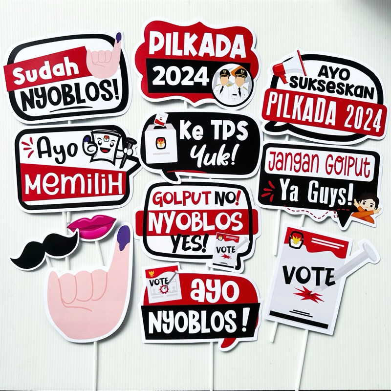 Election THEME FOR ELECTIONS 2024 PROPS PHOTOBOOTH | Shopee Malaysia