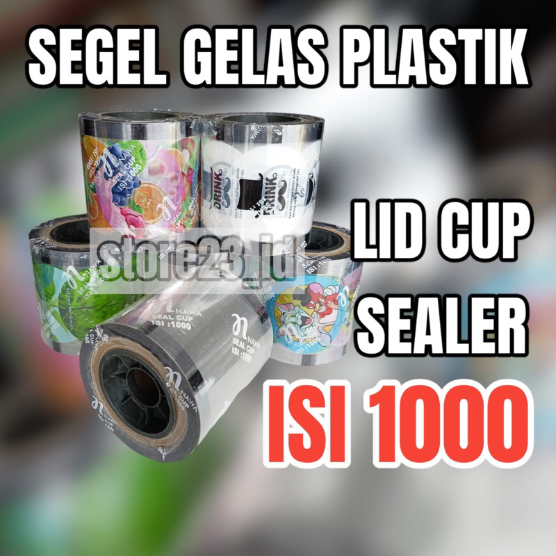MESIN Lid CUP SEALER CONTENTS 1000 / PLASTIC GLASS SEAL / GLASS LID ...