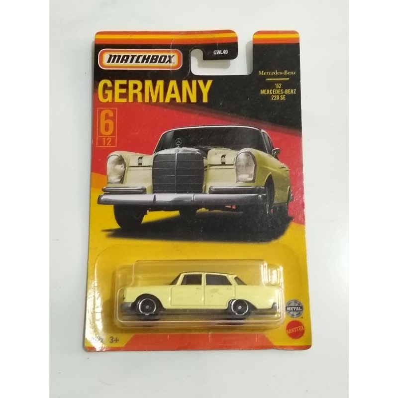Matchbox 62 Mercedes Benz 220 SE (card Germany) | Shopee Malaysia