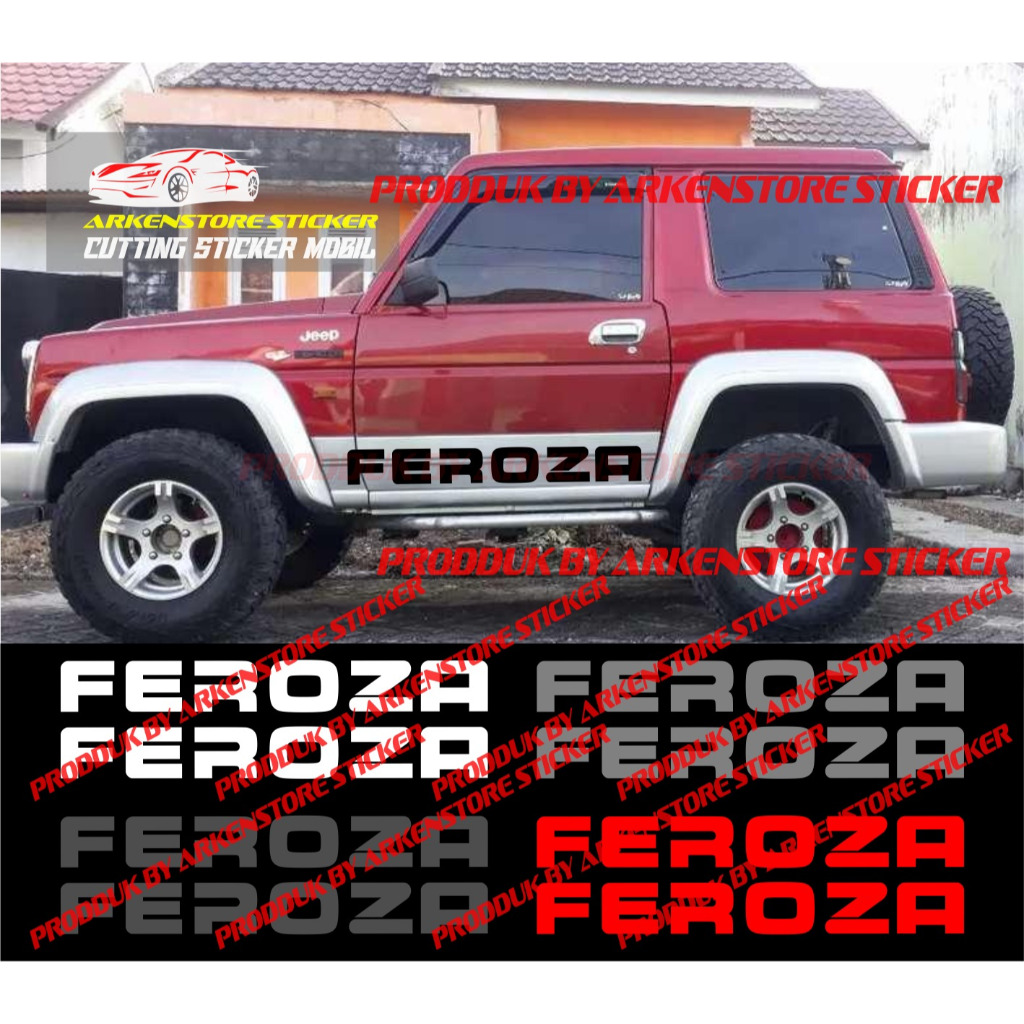 Cutting sticker daihatsu feroza sticker feroza car sticker | Shopee ...
