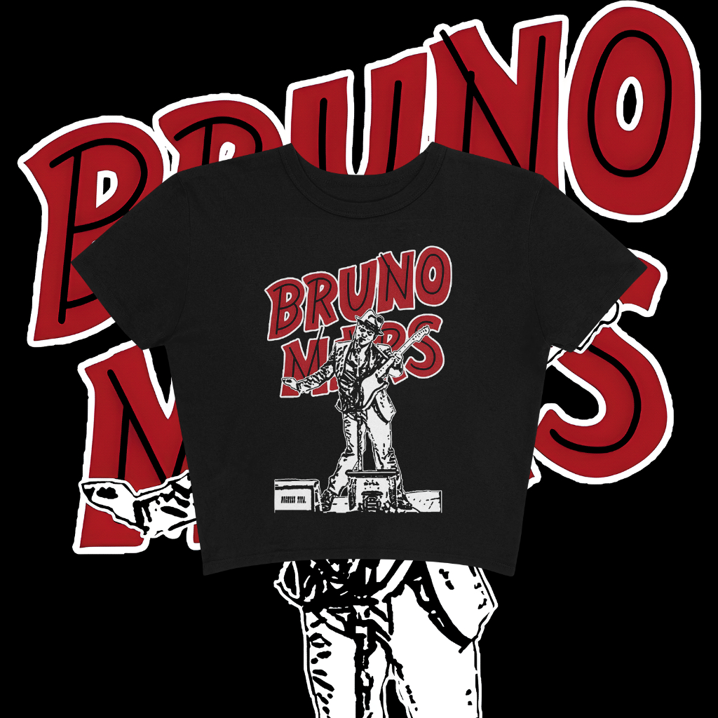 HITAM Bruno MARS CROP TOP | Singer BAND Methane ROCK Music | Grunge ...