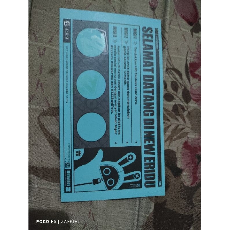 (LIMIETED Official) Zenless Zone Zero Stamp & Redeem Card | Shopee Malaysia