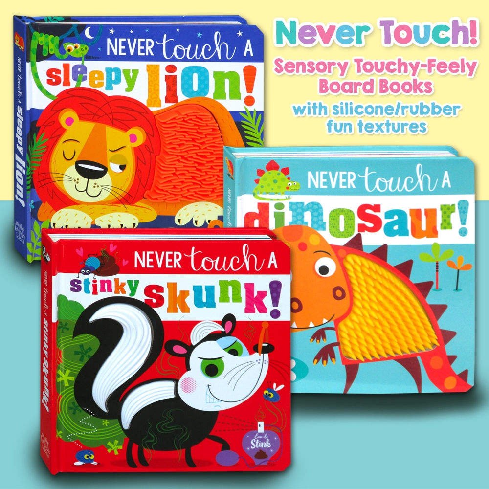 [Make Believe] Never Touch Sensory touchy feely books with adorable ...