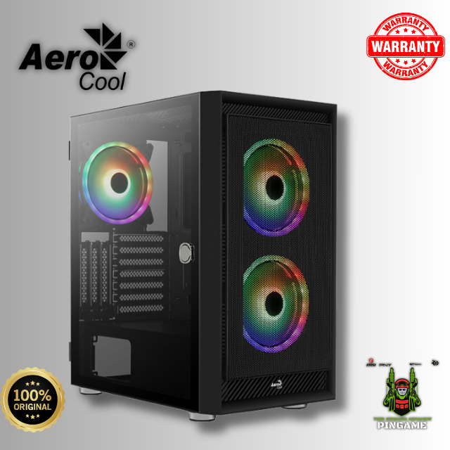 Aerocool GRAPHITE ARGB mid tower atx | Shopee Malaysia