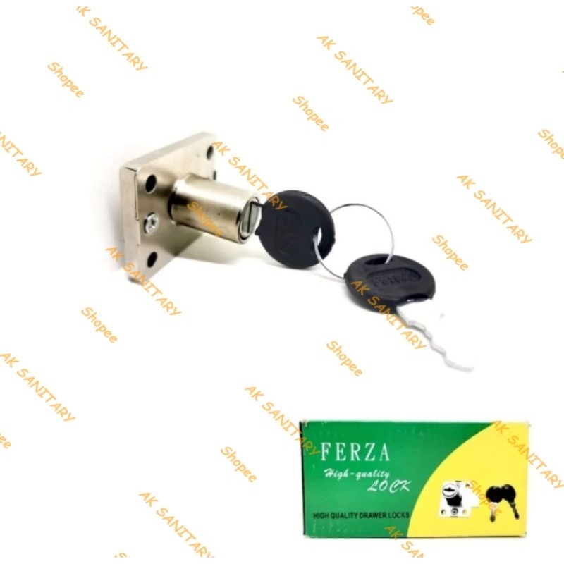 FERZA 101 Small Drawer Lock / Cupboard Drawer Lock / 101 Small ...