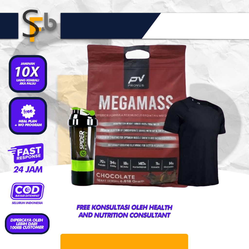 Provus Mega Mass 10 Lbs 20 Serving Weight Gainer | Shopee Malaysia