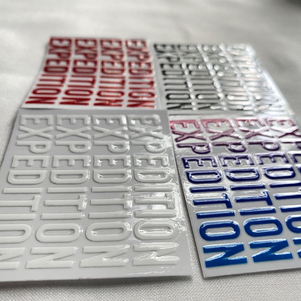 Expedition Racing Stickers Embossed Just Stick On | Shopee Malaysia