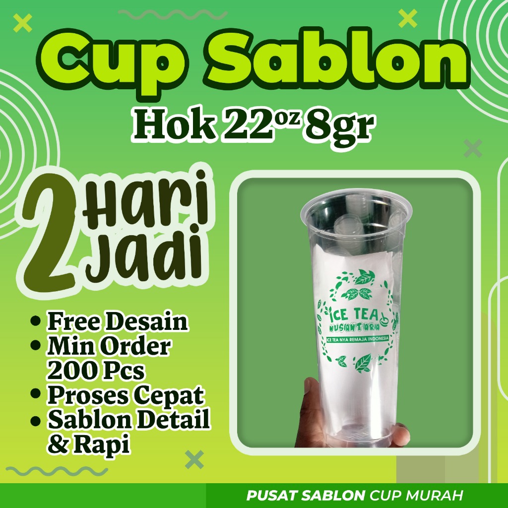 Hok CUP SCREEN PRINTING 22 OZ SLIM | Shopee Malaysia