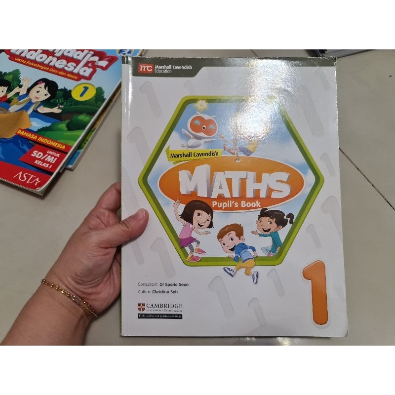 Mc MARSHALL CAVENDISH MATHS 1 CAMBRIDGE BOOK 1st Grade MATH School BOOK ...