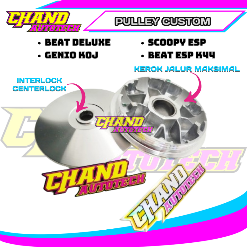 Pulley Custom Beat Esp Genio Beat deluxe Pulley Custom 13,5 13,8 Scoopy ...