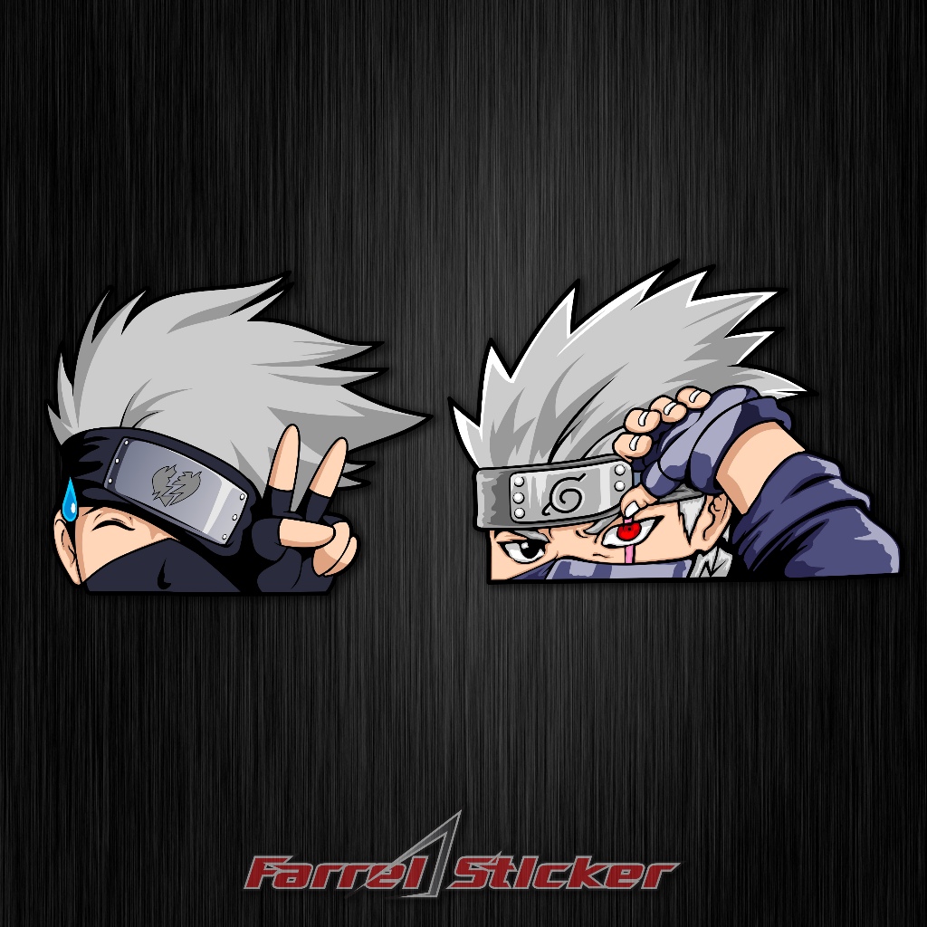 Kakashi Hatake anime Sticker Naruto Peeker Sticker | Shopee Malaysia