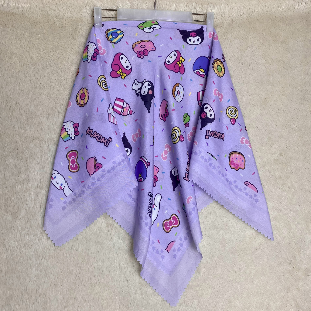 KUROMI motif rectangular children's headscarf - the latest viral hijab ...