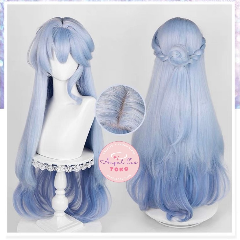 Ready Alice Manmeiiwig - Robin HSR Honkai Star Rail wig cosplay HQ blue ...