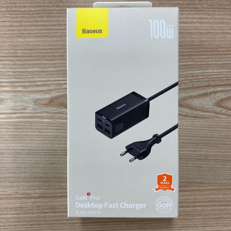 [NEW] Baseus Gan3 Pro 100W Desktop Fast Charging Charger Head 4IN1 USB ...