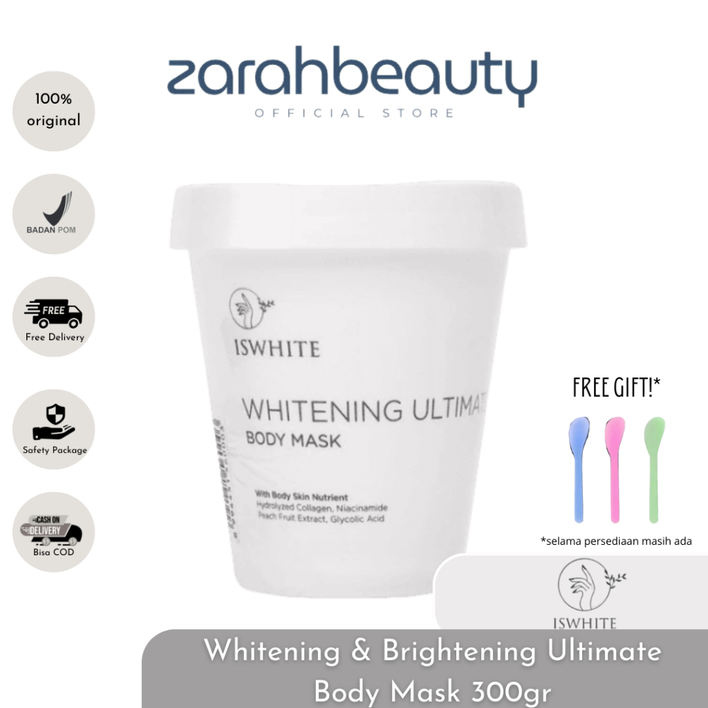 Iswhite Whitening Ultimate Body Mask with Hydrolyzed Collagen 5X ...