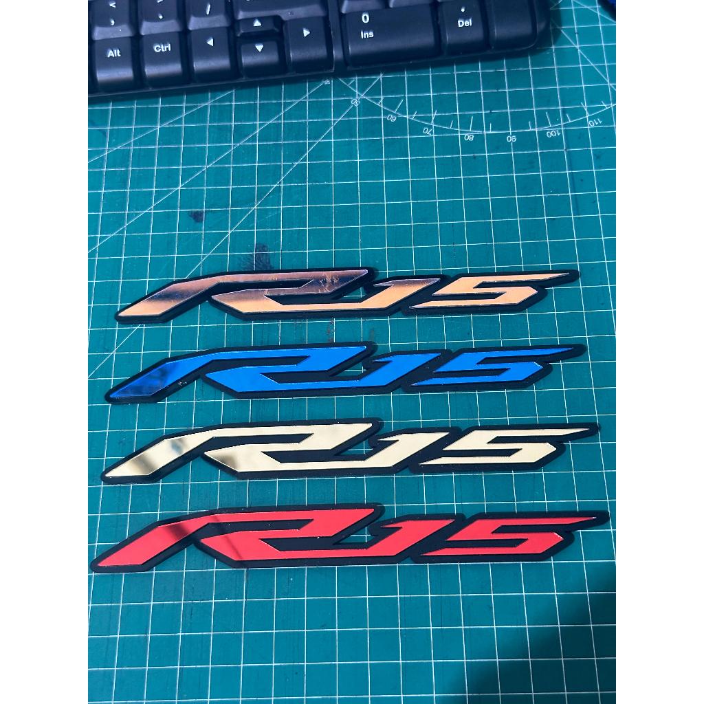 A Pair Of 3d Emblems R15 body Variations 3d Writing R15 | Shopee Malaysia