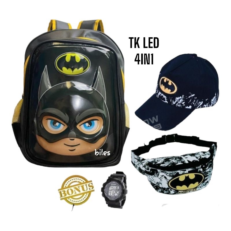 Children's school backpacks with led embossed characters for ...