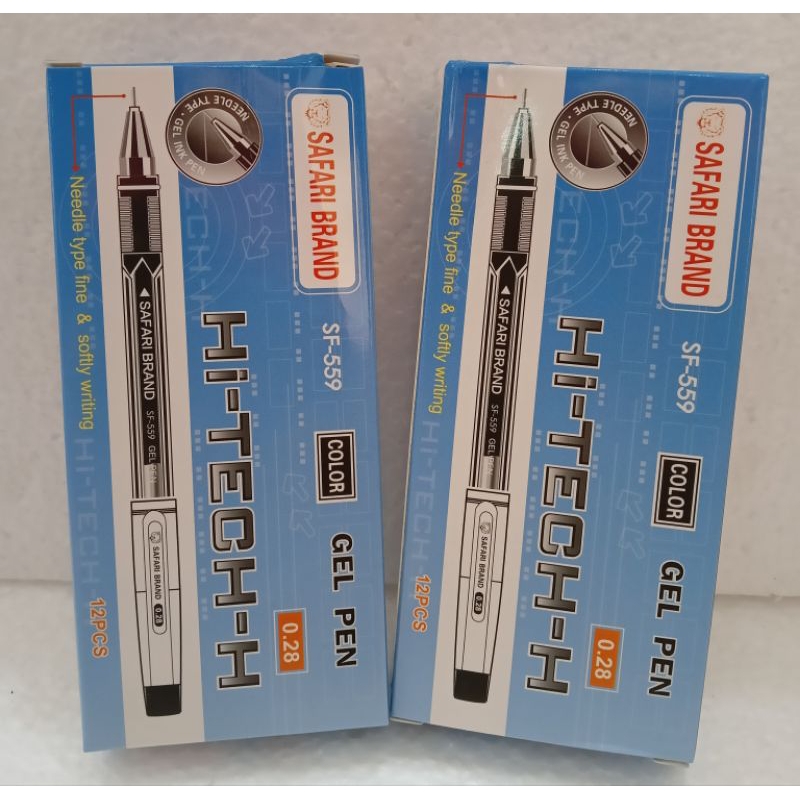 Hi-tech-h SF-559 Ballpoint Pen / Gel Pen contains 12 pcs | Shopee Malaysia