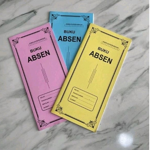 Student Absence Book Attendance Book Student Absence List Book | Shopee ...