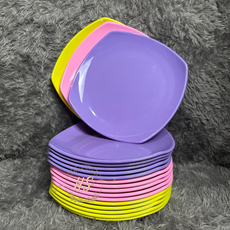 014 12pcs MELAMINE Lunch Box Plates In Terms Of MELAMINE Flat Serving ...