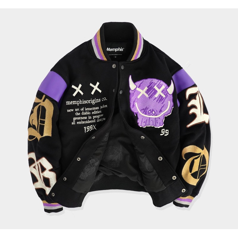 Varsity JACKET MEMPHIS - DIABLO I RYUJIN I HOCKEY [limited edition ...