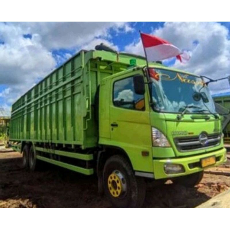 MERAH PUTIH Red And White Flag Gate/Truck/bus 55x45cm RI Independence ...