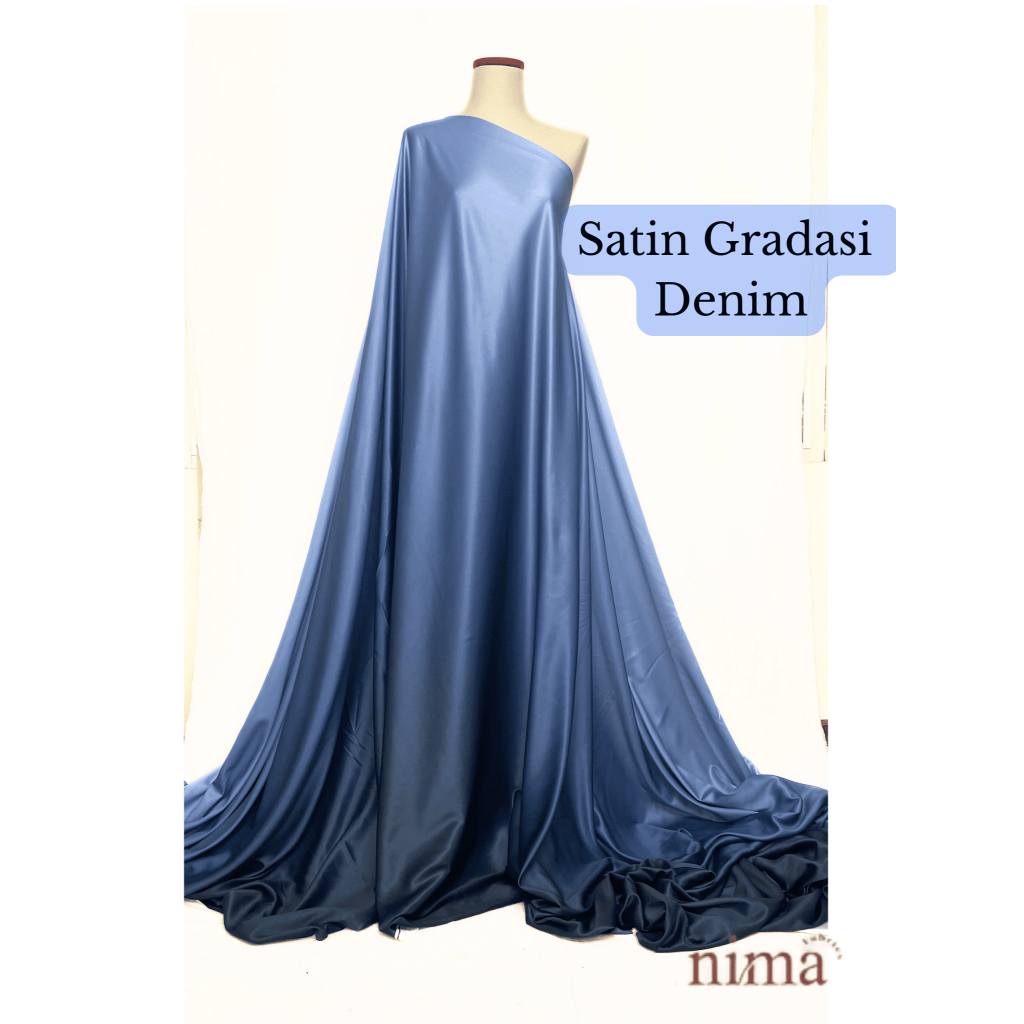 1/2 Meters Premium Gradation Velvet Satin Fabric (Width 150cm) | Shopee ...