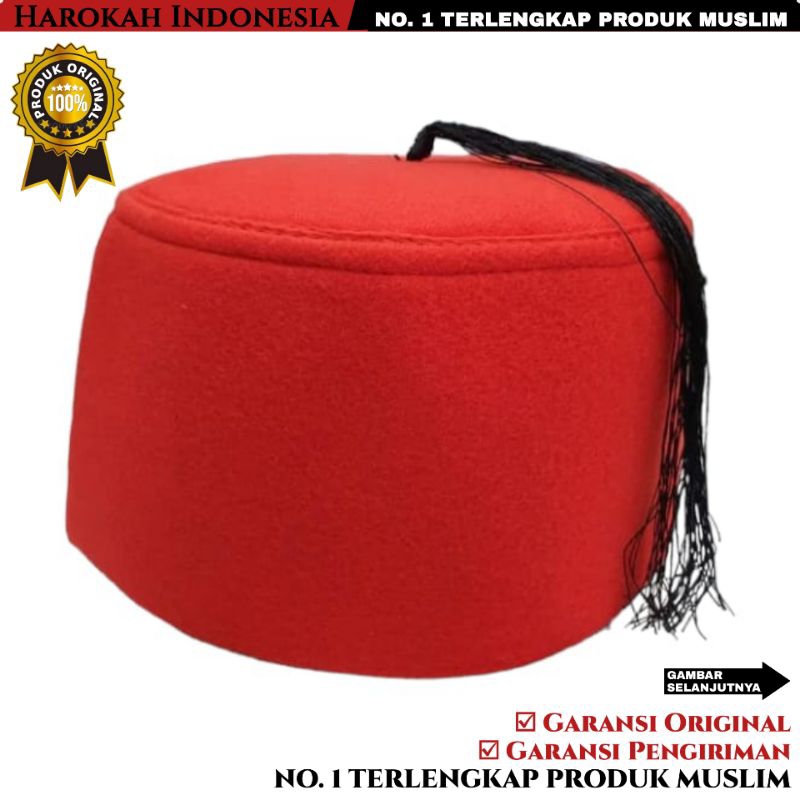 Turkish Peci (Tarbus / Hair / Kuncur) Size 5,6,7,8,9 Height 9 CM ...