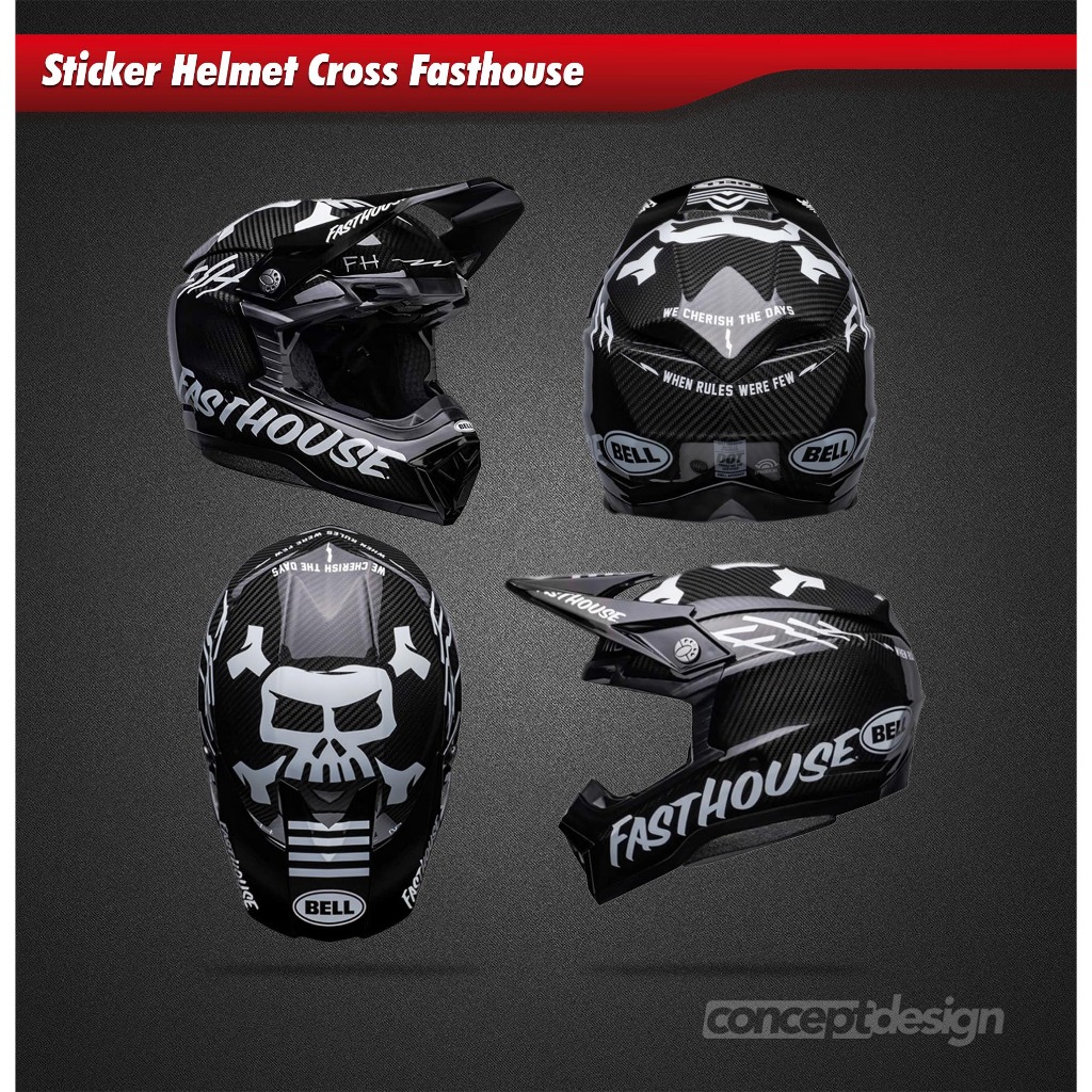 Cross Fasthouse Helmet Sticker | Shopee Malaysia