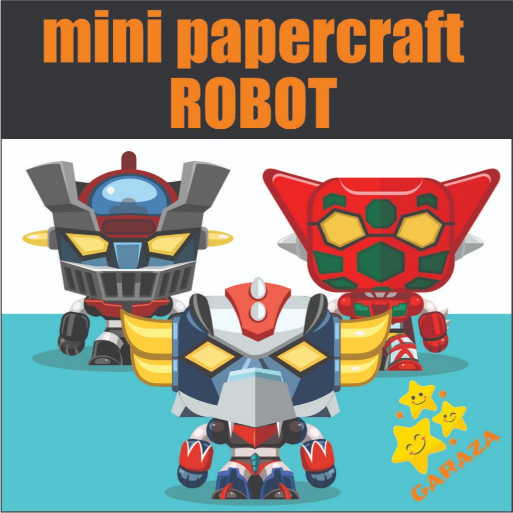 Mini PAPERCRAFT Edition ROBOT Children's Educational Toys | Shopee Malaysia