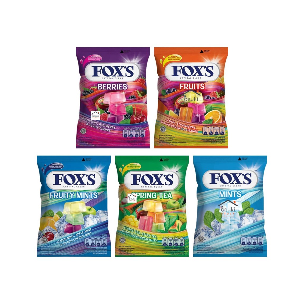Fox's Crystal Clear Candy Various Variants Choose Flavors | Shopee Malaysia