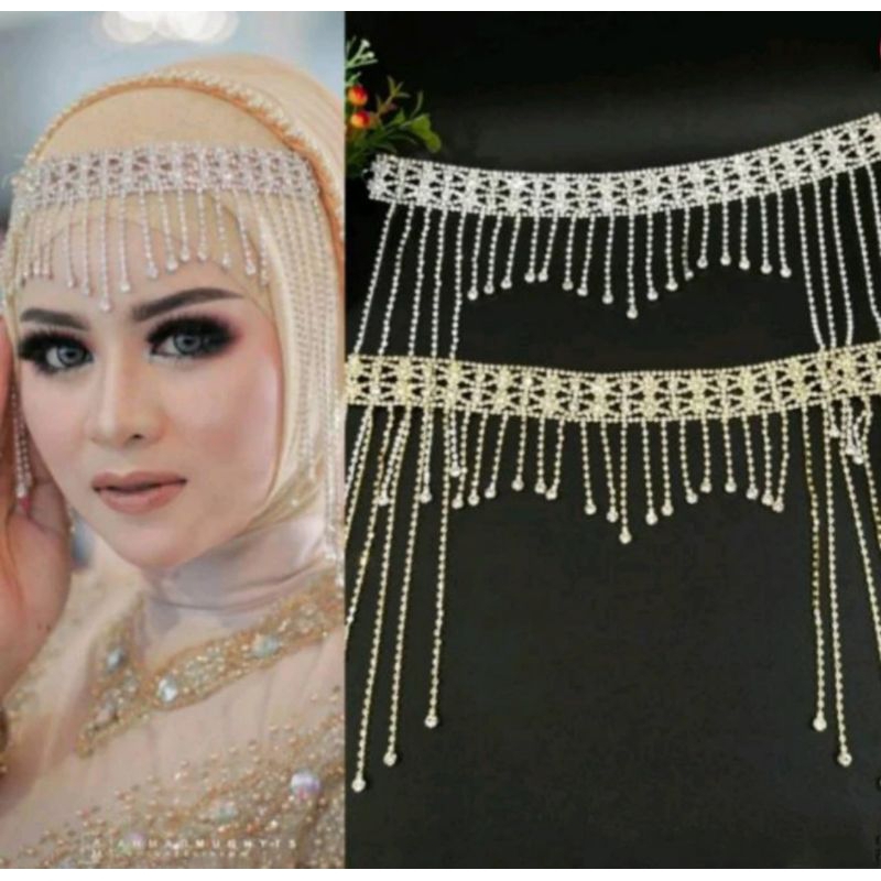 Cleopatra's forehead decoration - cleopatra's headpiece 1 silver color ...