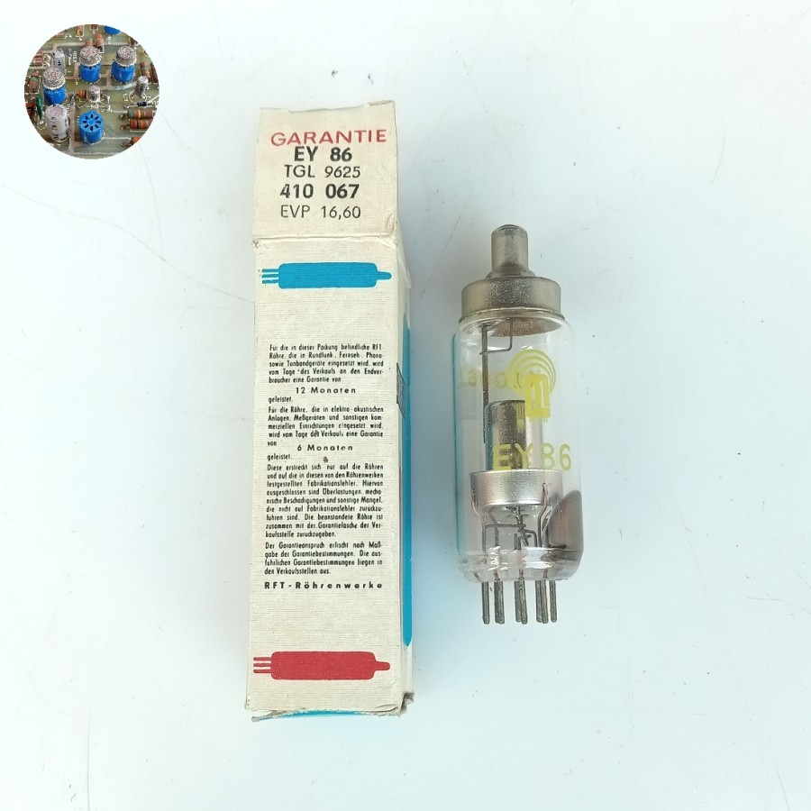 Nos RFT EY86 Half Wave Vacuum Rectifier Tube | Shopee Malaysia