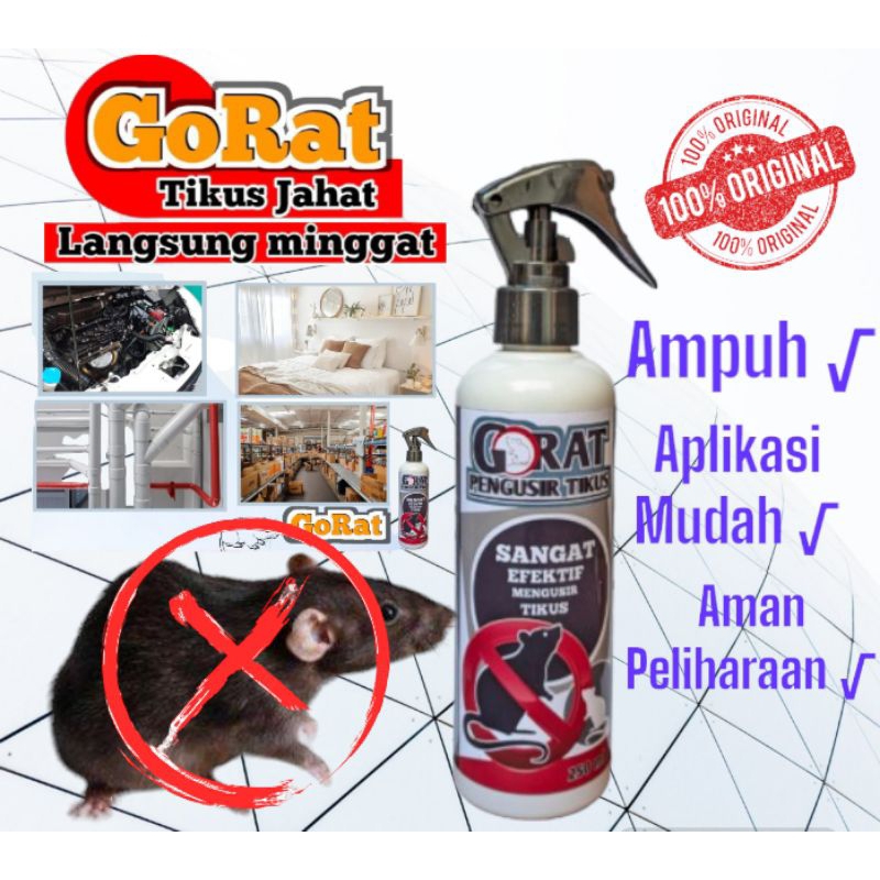 Anti Rat Liquid Rat Repellent spray Mosquito Cockroach GoRat Natural ...