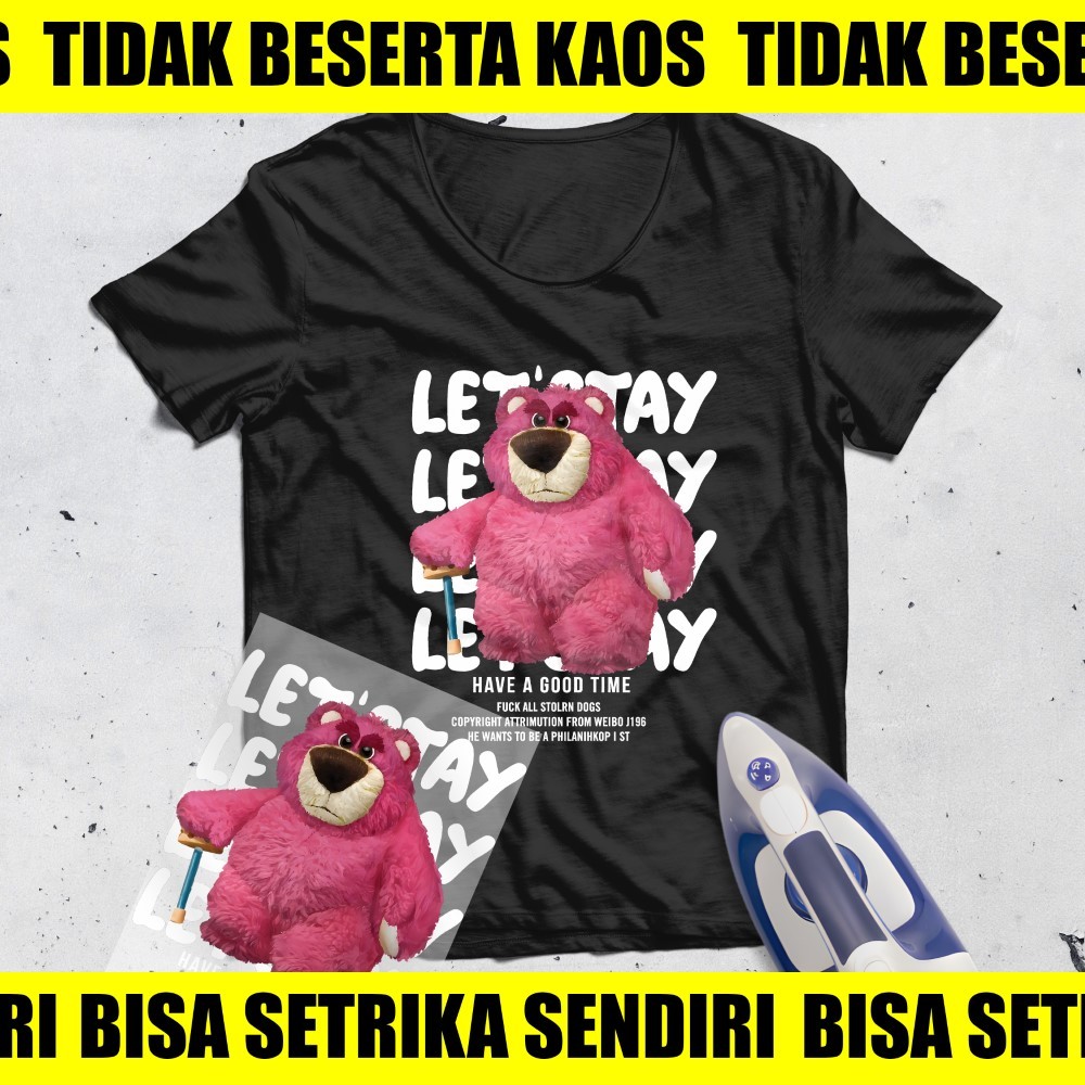 Digital DTF Print Screen Printing Cartoon Teddy Bear Aesthetic Bear VOL ...