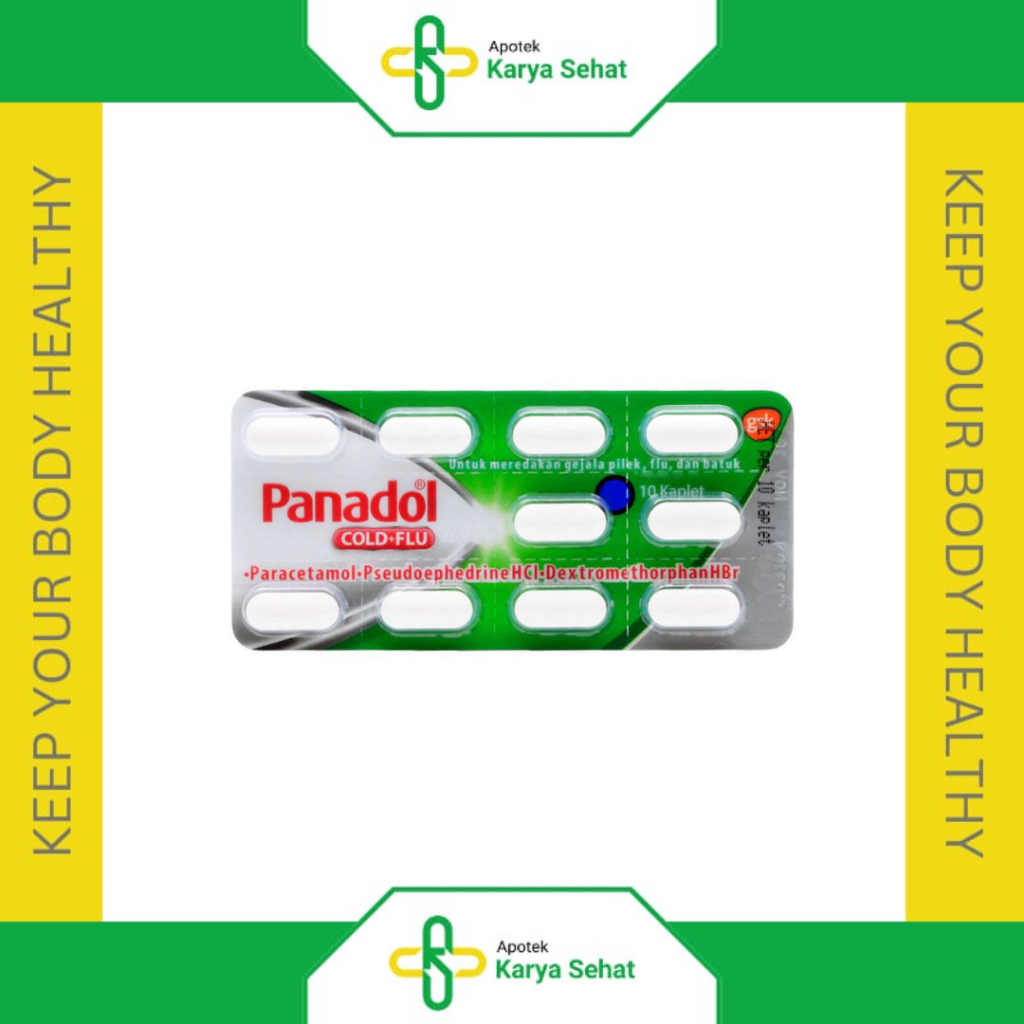 Panadol COLD & FLU BATU COLD (PER STRIP) | Shopee Malaysia