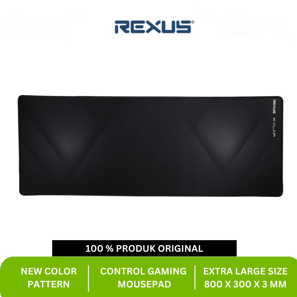 Rexus Mouse Pad Gaming Mousepad KVLAR T1 Width 800x300x3mm | Shopee ...